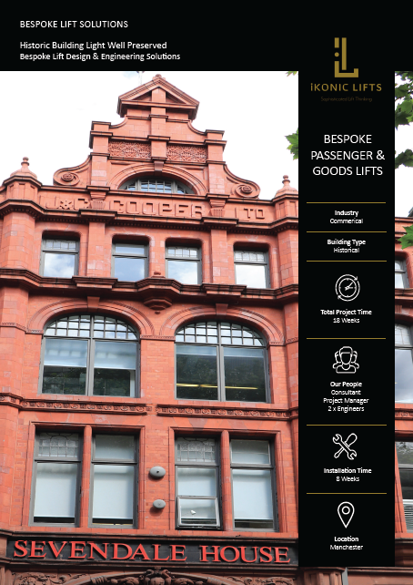 Historic Building Light Well Preserved - iKONIC Lifts